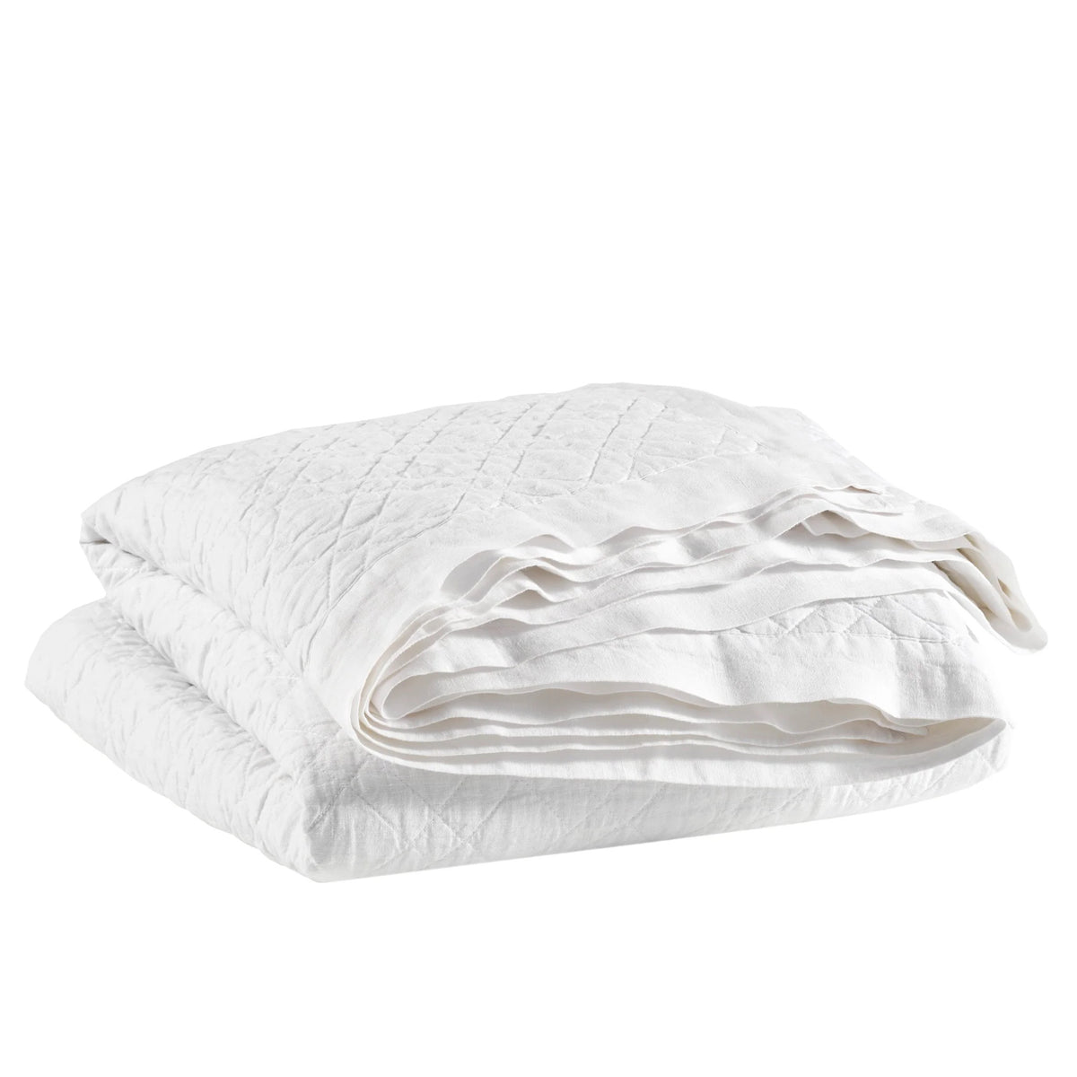 Washed Linen Quilted Coverlet – Erika Reade Ltd