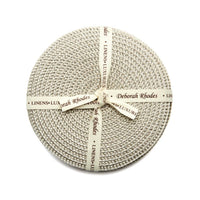 Braided Round Coasters – Erika Reade Ltd